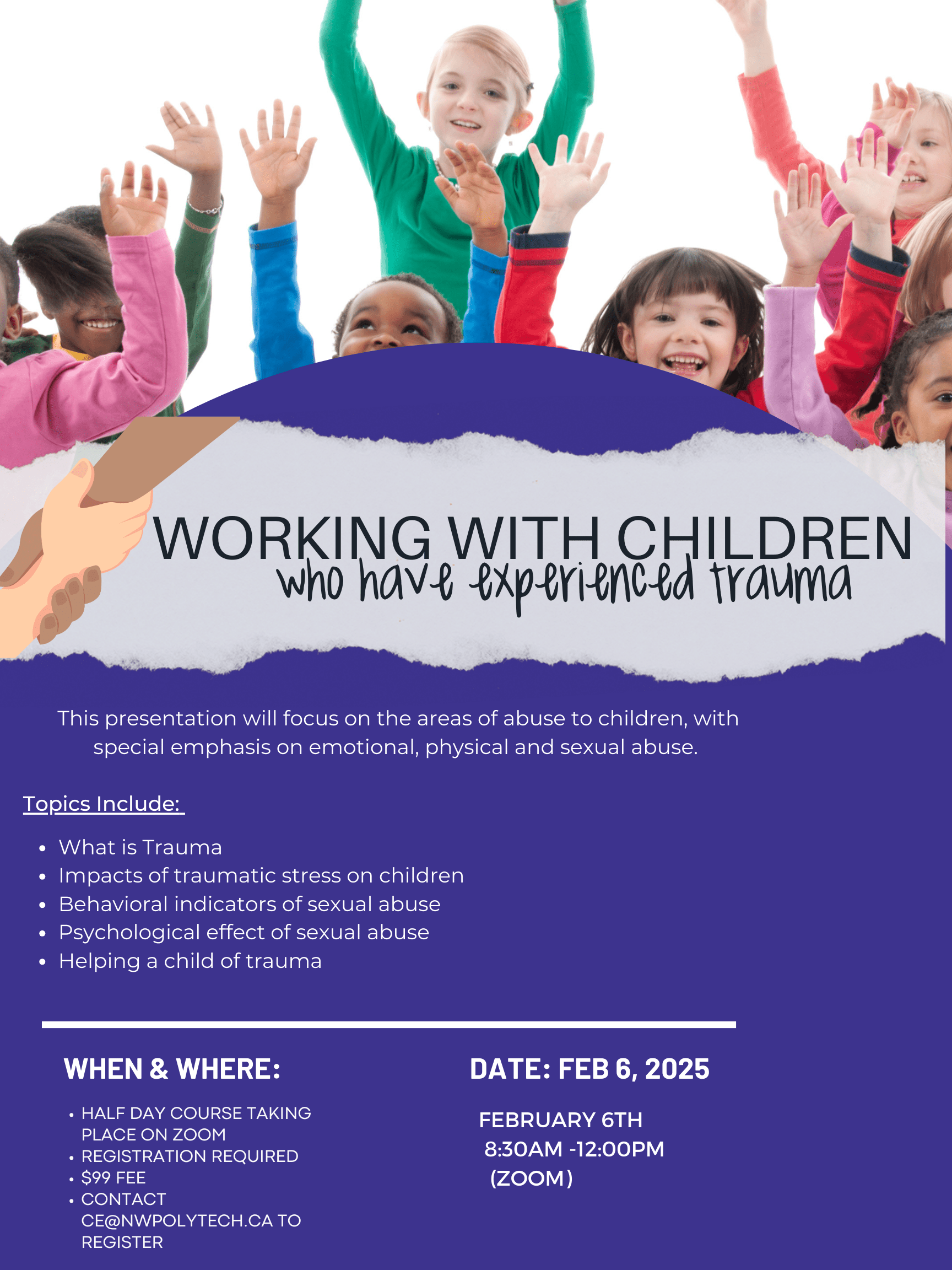 Working With Children (Trauma) Presentation 2025 - PACE Centre