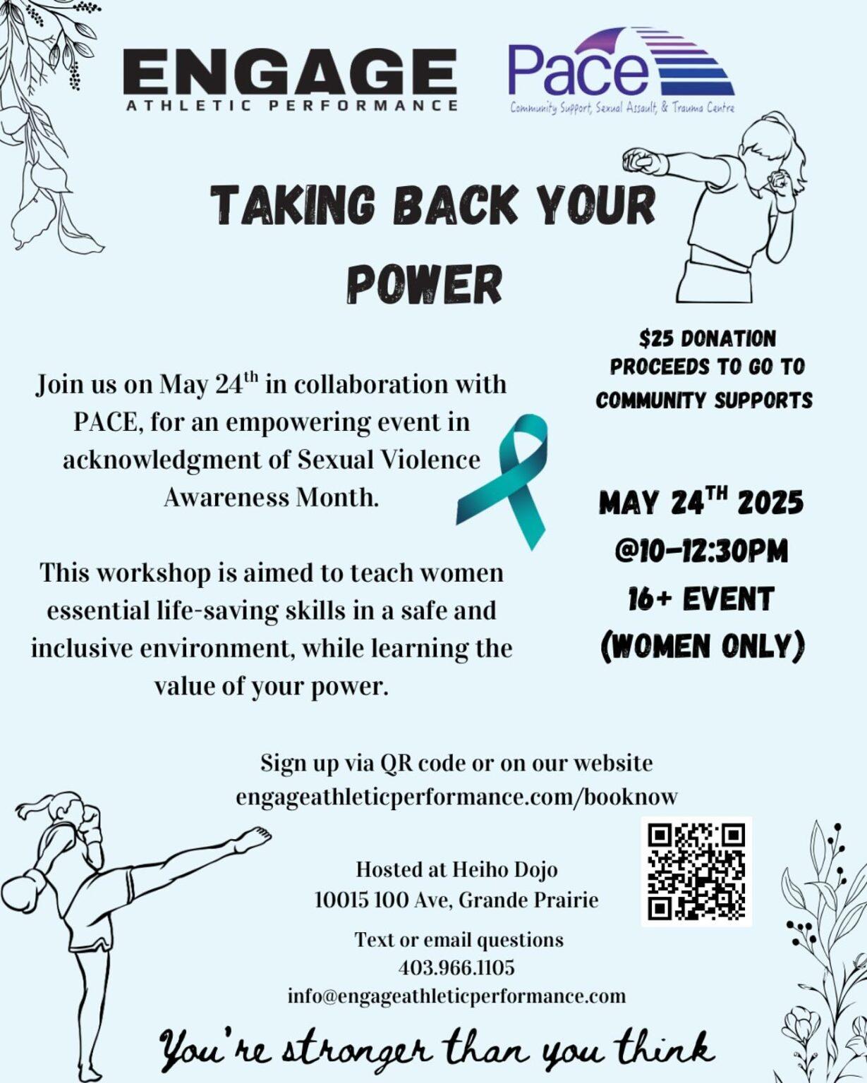 Taking Back Your Power Workshop - PACE Centre